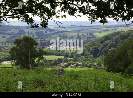 Dry stone wall near to Baslow Edge Jack Flat Derbyshire England UK ...
