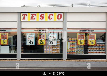 An old styled Tesco store front Stock Photo - Alamy