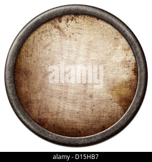 Metallic round frame with vintage machine gears and cogwheel. Isolated ...