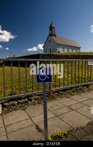 Strandarkirkja church. Iceland Stock Photo - Alamy