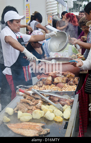 Food fair in Lima. Traditional peruvian kitchen. Peru Stock Photo - Alamy