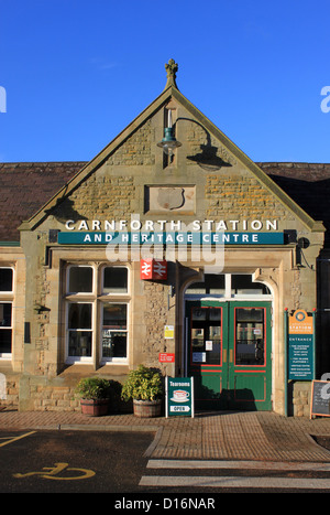Entrance to Carnforth Station and Heritage Centre, Lancashire, England ...