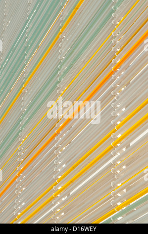 Colorful Fluorescent tubes in a modern building Stock Photo - Alamy