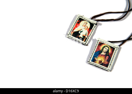 a catholic brown scapular Stock Photo - Alamy