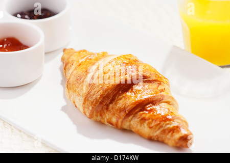 Croissants and pastries are typically served for breakfast in Europe ...