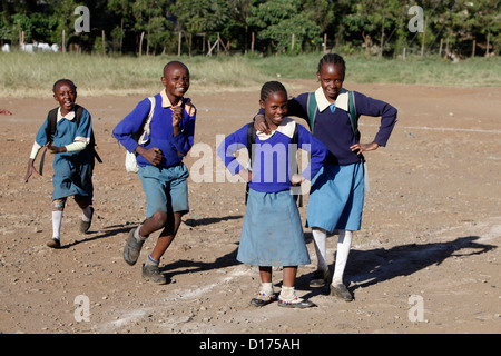 Primary School children Nairobi Kenya East Africa Stock Photo: 14373404 ...