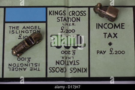Monopoly board game Kings Cross Station British Railways £200 with The ...