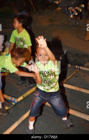 Children on the Street during the Nyepi Ceremony in Jimbaran on the Day ...