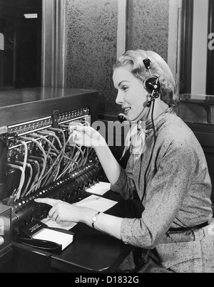 Vintage Telephone Switchboard Stock Photo - Alamy