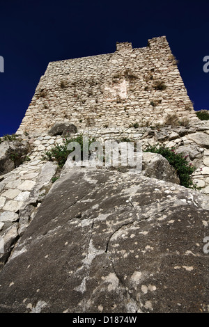 Italy, Sicily, Montalbano Elicona (Messina Province), Aragonese Castle ...