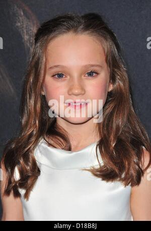 Isabelle Allen at arrivals for LES MISERABLES Premiere, The Ziegfeld ...