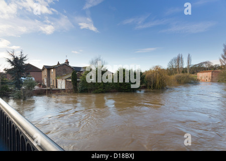 The River Derwent Flooded in Malton, North Yorkshire Stock Photo - Alamy