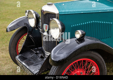 Vintage Riley Parked on the Airfield at the Goodwood Revival Stock ...