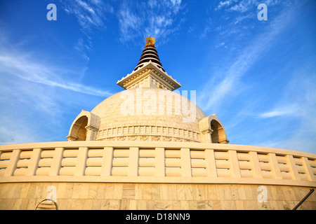 Vishwa Shanti Stupa, (known as World Peace Pagoda) at the Indraprastha ...