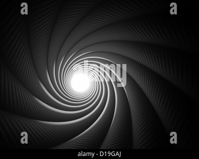 3d image of inside of pistol barrel Stock Photo - Alamy