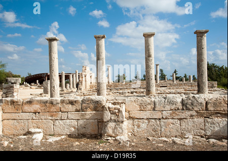 The ruins of the Kourion archaeological site at the ancient 1000BC ...