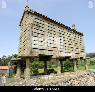 An horreo, a traditional north-western Spanish grain store in the ...