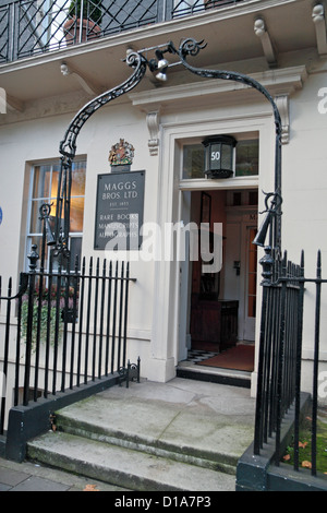 Maggs Bros London Berkeley Square No 50 Berkeley Square Stock Photo - Alamy