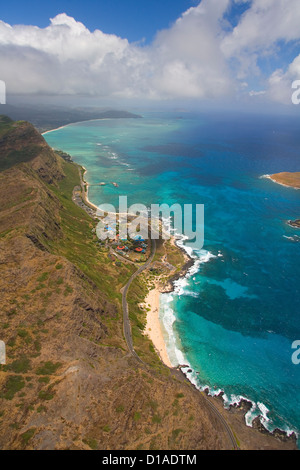 View of Windward Oahu from Makapu'u Point, Oahu, Hawaii Stock Photo - Alamy