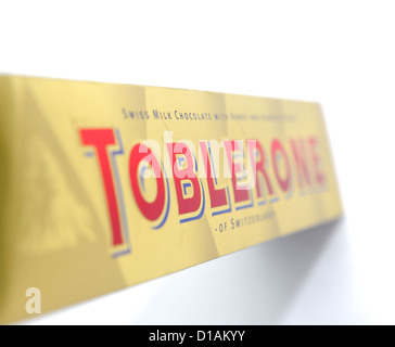 Toblerone milk chocolate triangular bar Stock Photo - Alamy