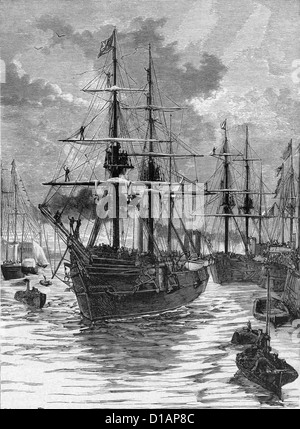 The British Arctic Expedition of 1875-1876, led by Sir George Strong ...