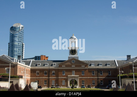 THE VULCAN BUILDING AND LIPSTICK TOWER, GUNWHARF QUAYS, PORTSMOUTH ...
