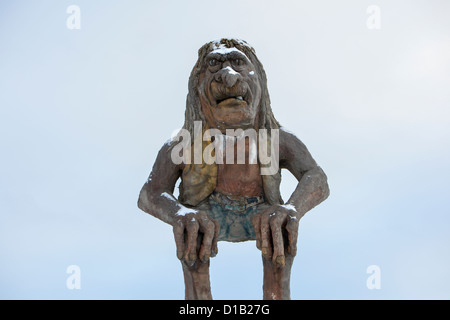 Typical fairy tale Troll at Mongstad, Norway Stock Photo - Alamy