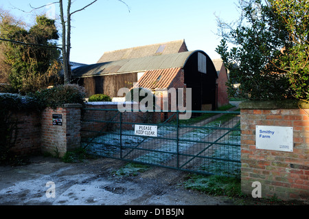 Laxton Village,Nottinghamshire .Crown Estate Farm Stock Photo - Alamy