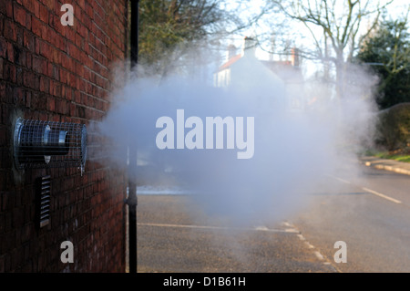 Gas condensing boiler, vent Stock Photo - Alamy