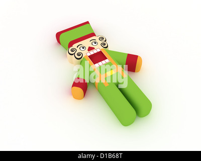 Nutcracker Statuette - Computer Art 3D Series Stock Photo - Alamy