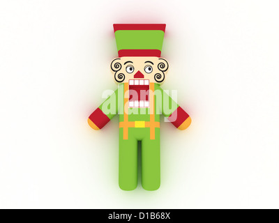 Nutcracker Statuette - Computer Art 3D Series Stock Photo - Alamy