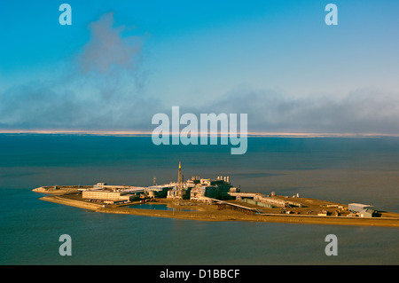 The Lisburne oil field processing center on Alaska's North Slope is ...
