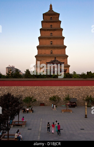 Wild Goose Pagoda, Xian, China Stock Photo - Alamy