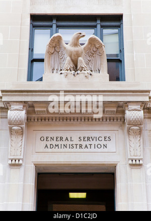 US GSA building sign - Washington, DC USA Stock Photo - Alamy