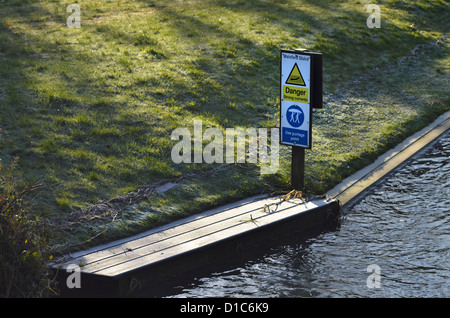 canoe portage point sign Stock Photo - Alamy