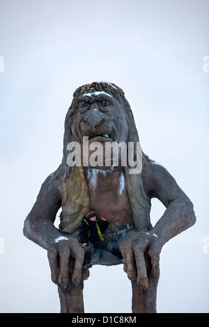 Typical fairy tale Troll at Mongstad, Norway Stock Photo - Alamy