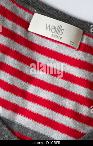 Wallis petite label in clothing Stock Photo - Alamy