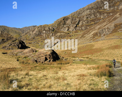 Gladstone Rock, on the Watkin Path to Snowdon, from which William Ewart ...