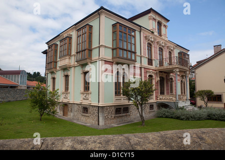 Facade of an Indian house in Asturas Stock Photo - Alamy
