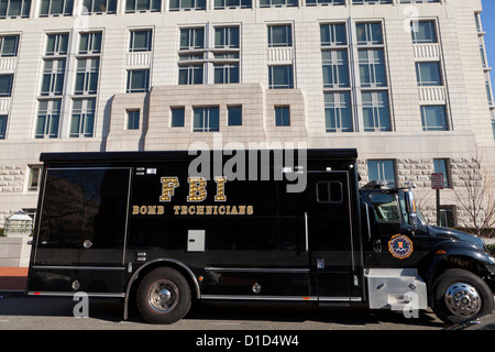 FBI Bomb Technician truck parked in front of FBI Field Office ...