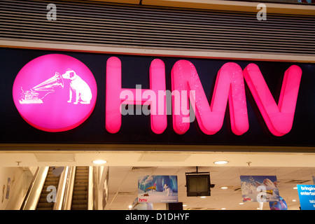 HMV store logo Stock Photo - Alamy