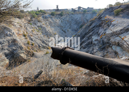 Tsumeb mine shaft, Namibia Stock Photo - Alamy