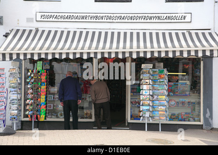Souvenir Shops, Llangollen, Dee Valley, Denbighshire, North Wales ...
