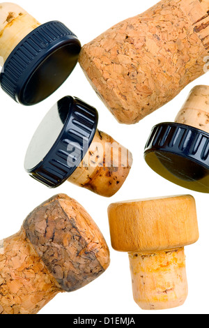 Plastic champagne cork. On isolated transparent background Stock Photo ...