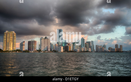 Miami skyline, Florida, USA Stock Photo - Alamy