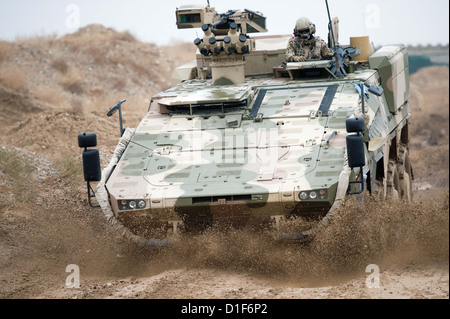 A Boxer tank of the German Armed Forces is seen in Masar-i-Scharif ...