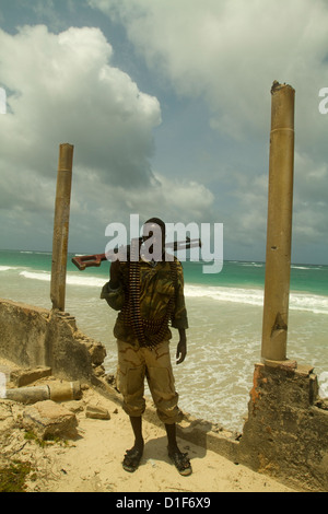 Somalian pirates in Indian Ocean near Mogadishu Somalia Stock Photo - Alamy