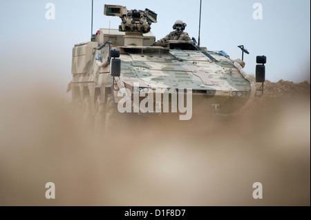 A Boxer tank of the German Armed Forces is seen in Masar-i-Scharif ...