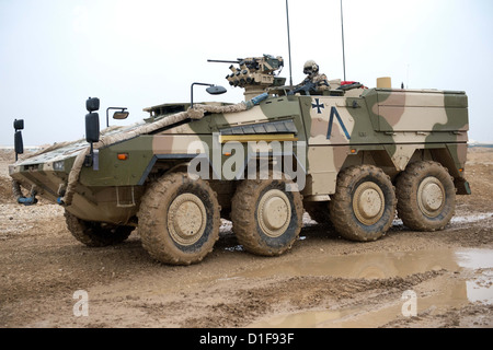 A Boxer tank of the German Armed Forces is seen in Masar-i-Scharif ...