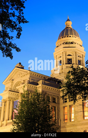 Exterior of the Wyoming State Capitol Building in Cheyenne Stock Photo ...